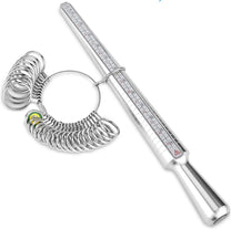 Ringmeter - Ringmaat meter voor elke Ringmaat - Ring sizer – Earkings
